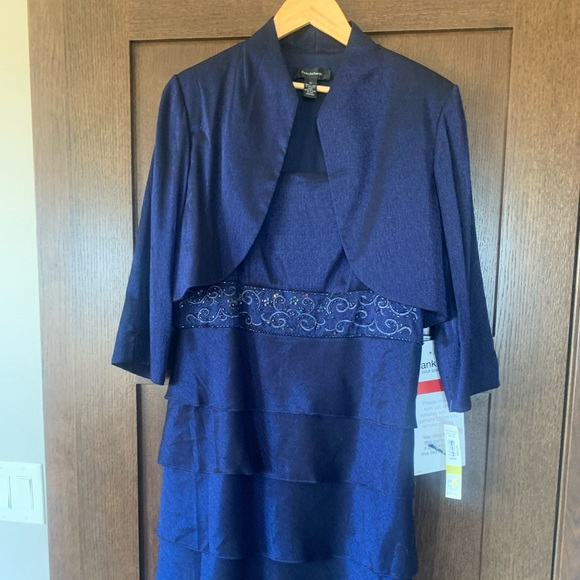 Dresses | Formal Two Piece Set Navy Blue In Color | Poshmark